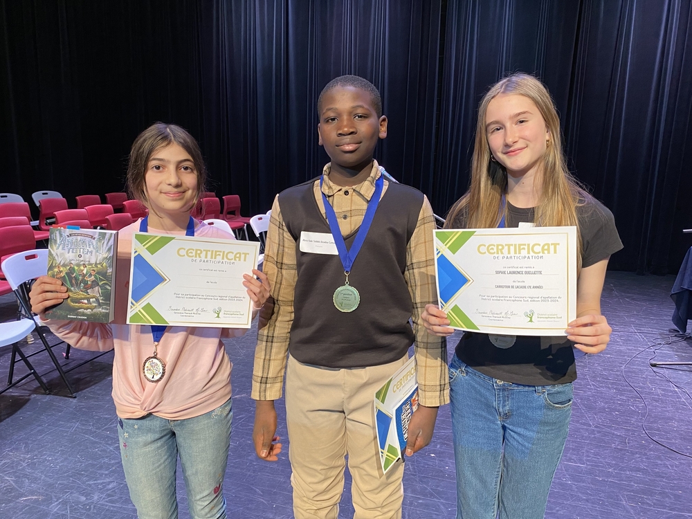 Concours d'épellation - École Carrefour de l'Acadie